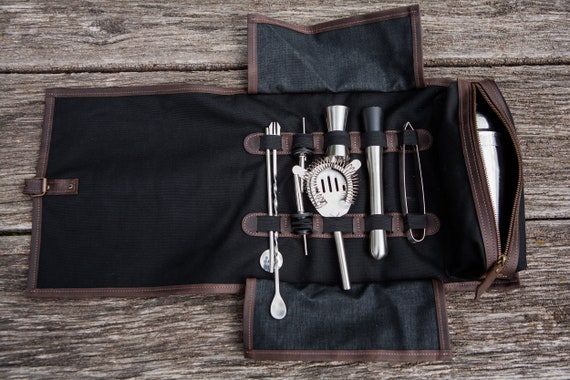 Bartender Roll Bagleather Bartender Bagleather Bartender | Etsy