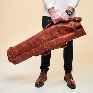 Personalized Golf Bag, Leather Golf Bag, Golf Club Bag, Custom Golf ...