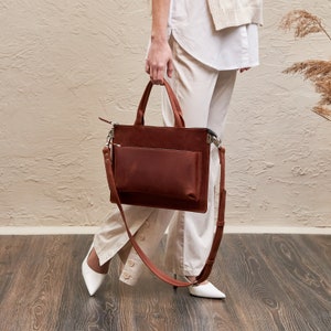 Leather Laptop Bag 16 Inch, Leather Laptop Satchel, Laptop Briefcase ...