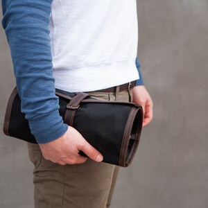 Bartender Roll Bag,leather Bartender Bag,leather Bartender Roll,barman ...