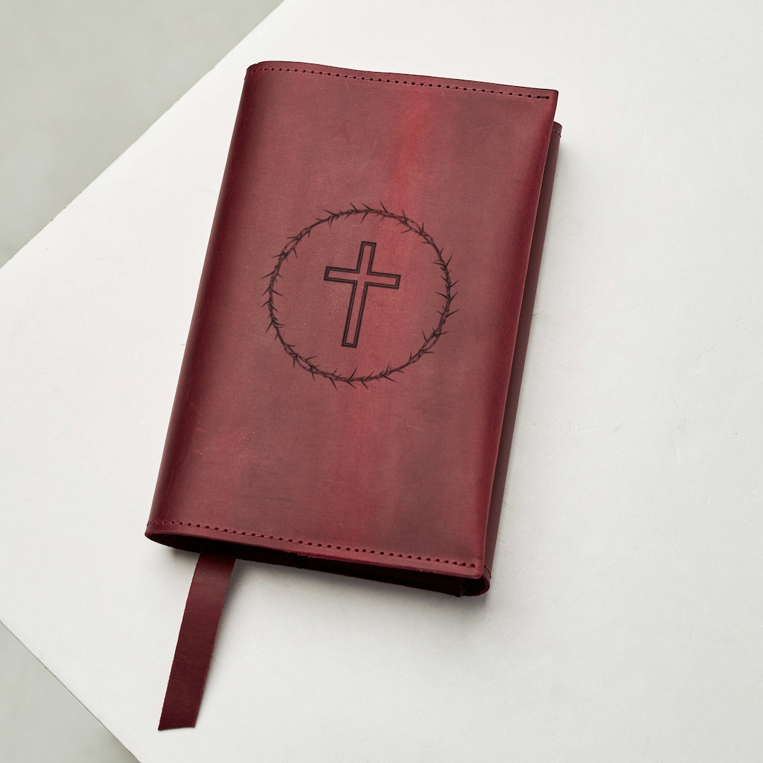 Handmade Leather Bible Cover,custom Leather Bible Case,leather Bible ...