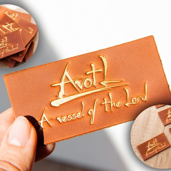 Leather Label - Etsy