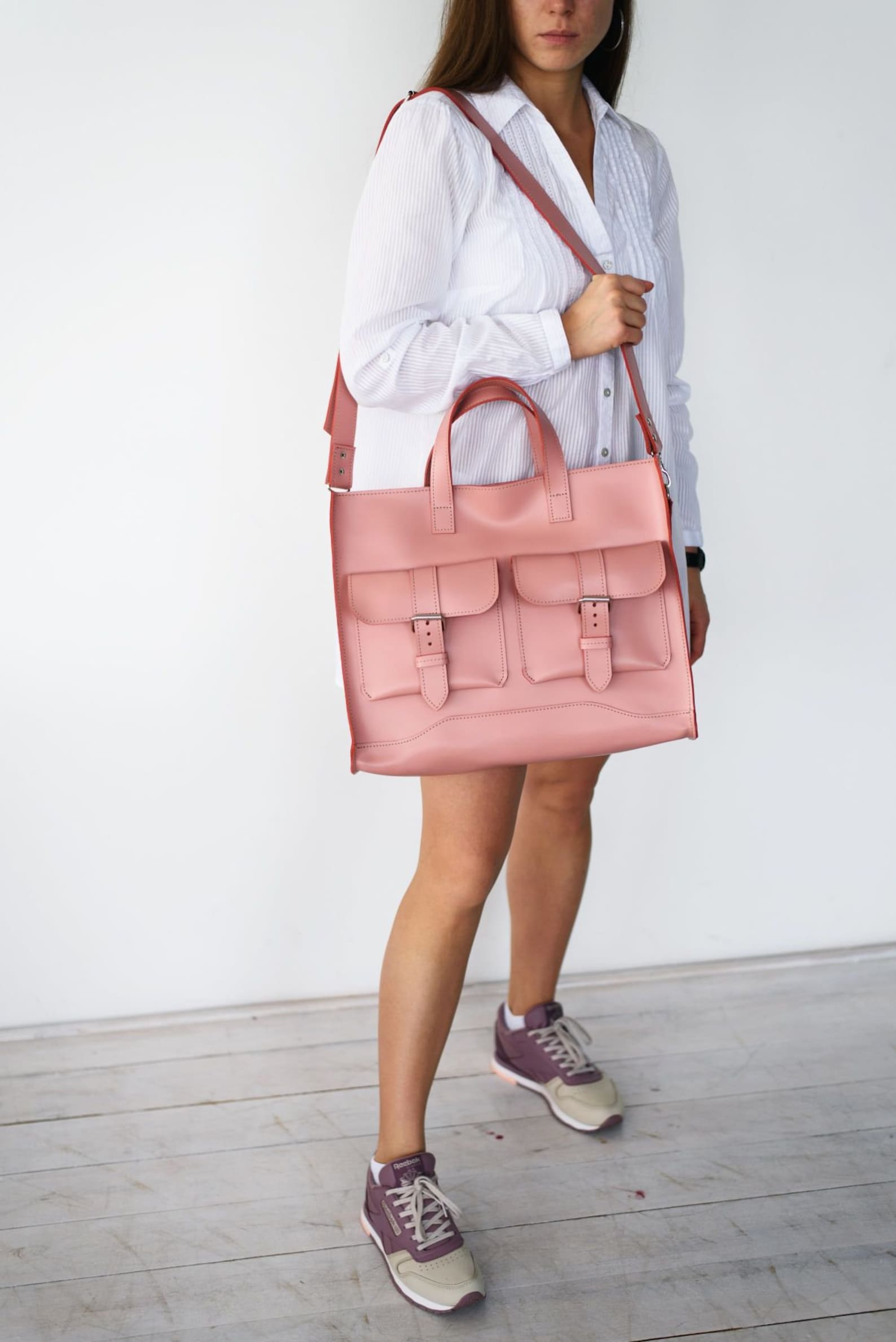 Personalized Leather Laptop Bag Custom Leather Messenger Bag - Etsy