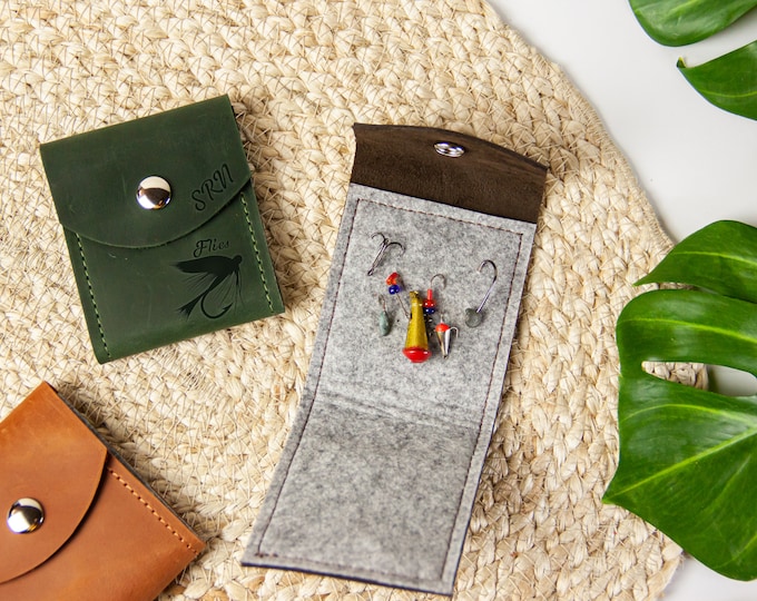 Custom Leather Fly Wallet - Etsy Canada