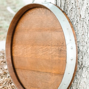 Wildflower Wine Barrel Top Tray - Etsy