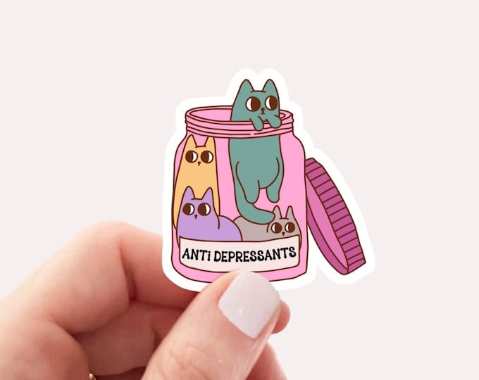 Funny Frog Self Care Sticker, Funny Frog Self Care Retro Sticker, Funny ...