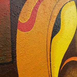 Textured Ganesha Painting, Ganpati Painting, Hindu Spiritual Art ...