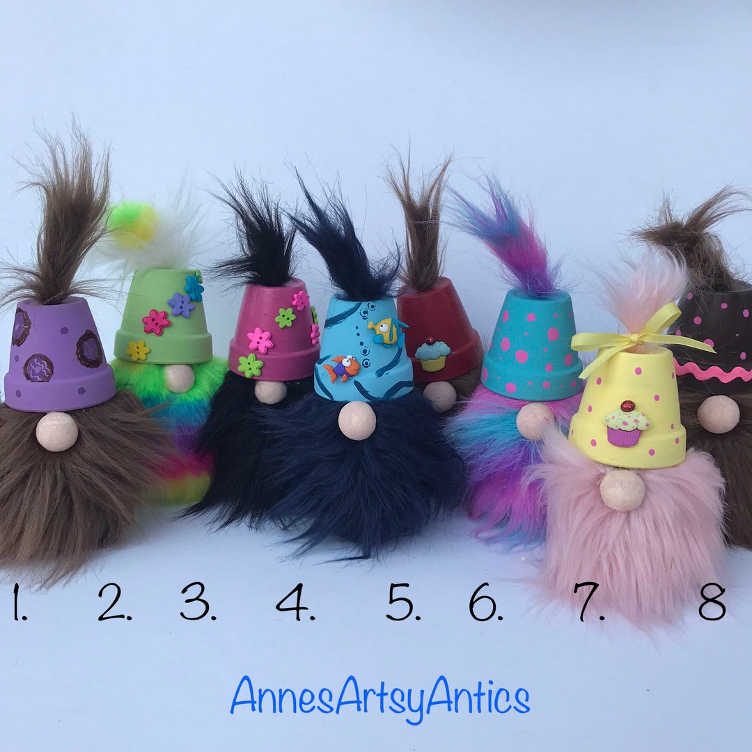 Pot Head Gnome-clay Pot Gnome-flower Pot Gnome-gnome Decor-gift for ...