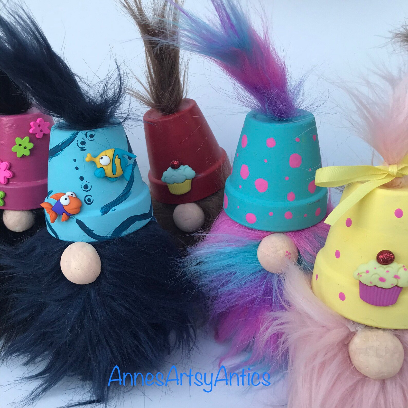 Pot Head Gnome-clay Pot Gnome-flower Pot Gnome-gnome - Etsy