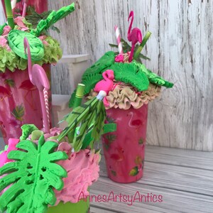 Flamingo Bar Decor-flamingo Container Decor-tropical Decor-flamingo ...