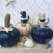 Coastal Pumpkin-blue Pumpkin-shells Pumpkin-nautical Pumpkin-ocean ...