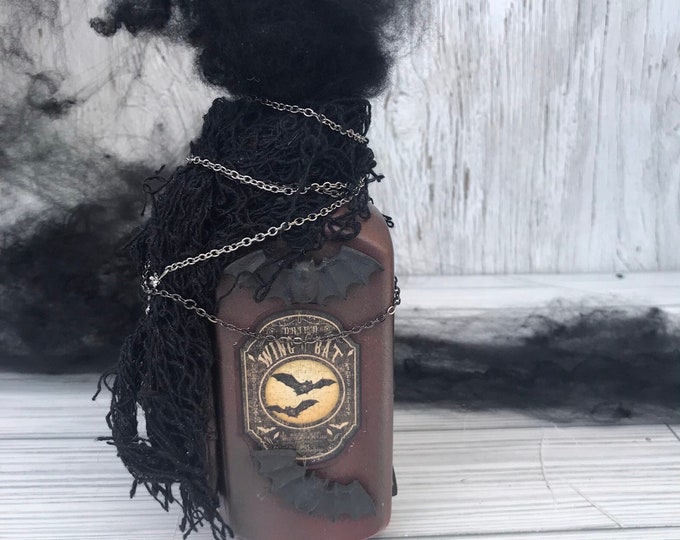 Potion Bottle-halloween Potion Bottle-bat Wing Potion Bottle-halloween ...