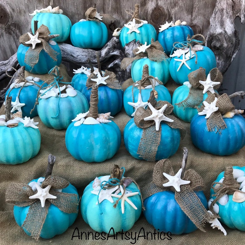 Turquoise Pumpkin - Etsy