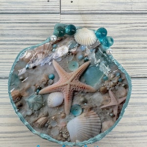Seashell Scallop Dish-ring Dish-scallop Tray-scallop Shell Trinketdish ...
