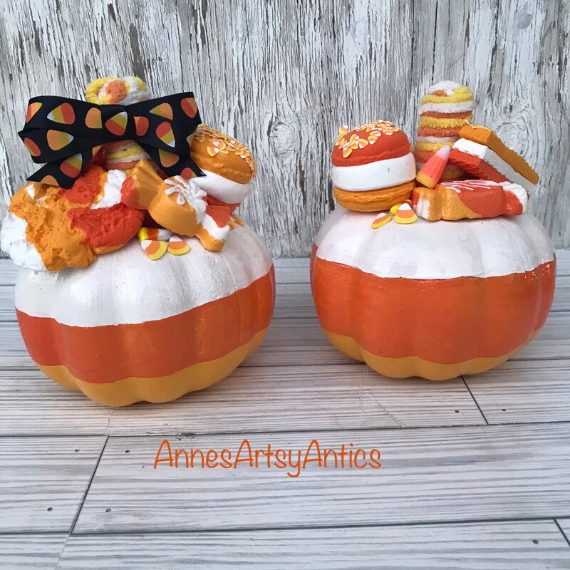 Pumpkin Candy Corn - Etsy