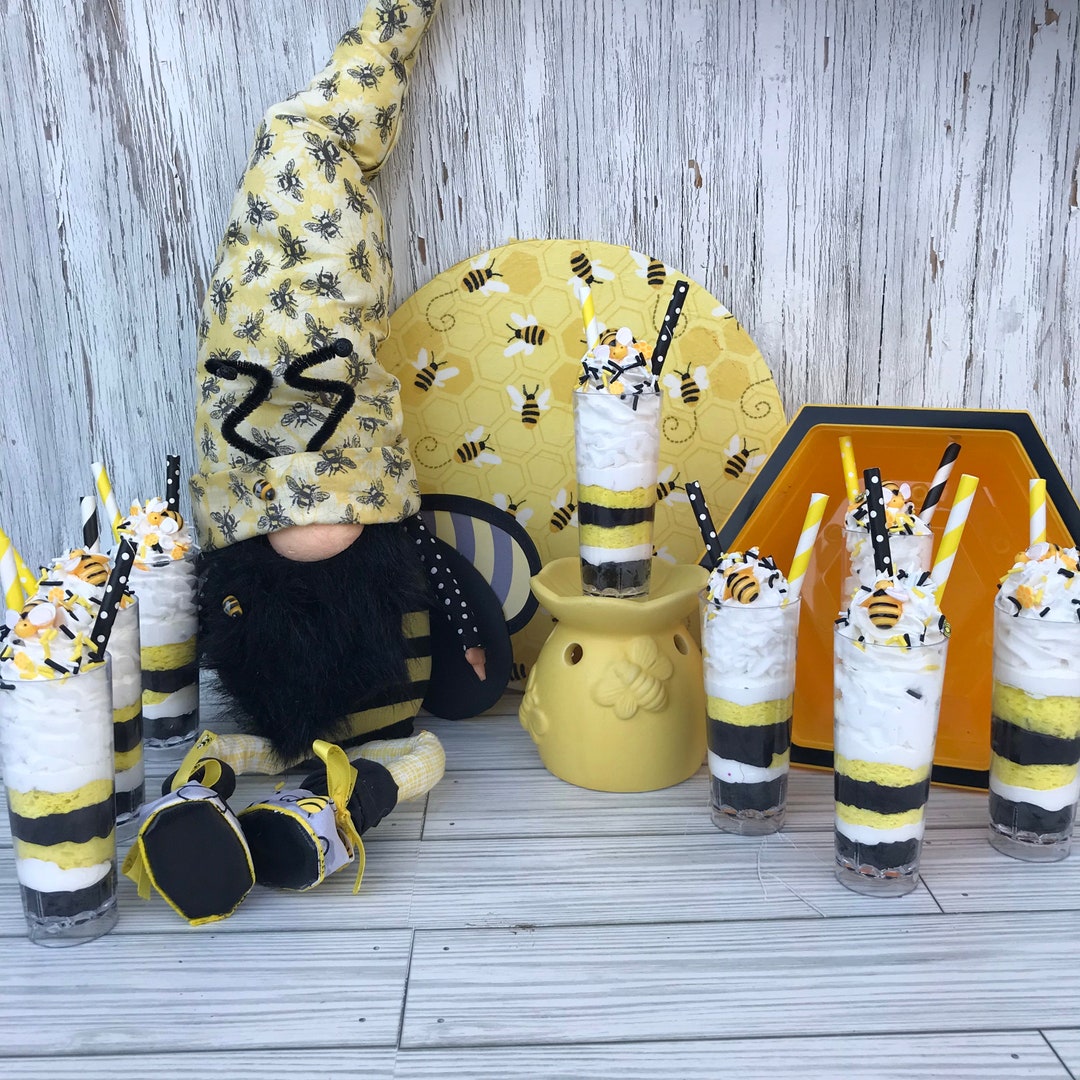 Bee Decor-bee Dessert Shooter-fake Bee Dessert-bee Dessert for Tiered ...