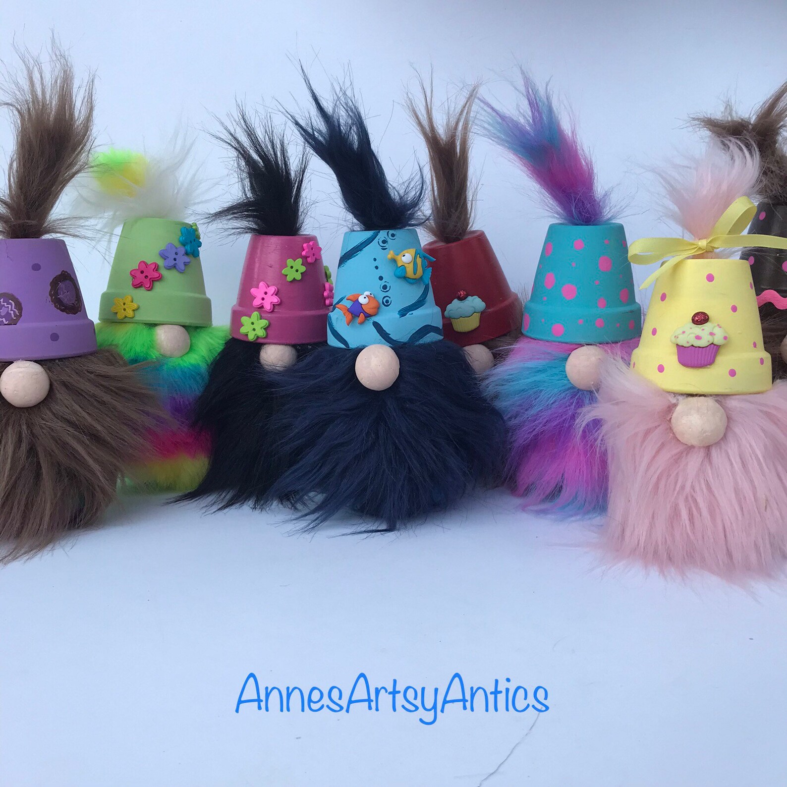 Pot Head Gnome-clay Pot Gnome-flower Pot Gnome-gnome - Etsy
