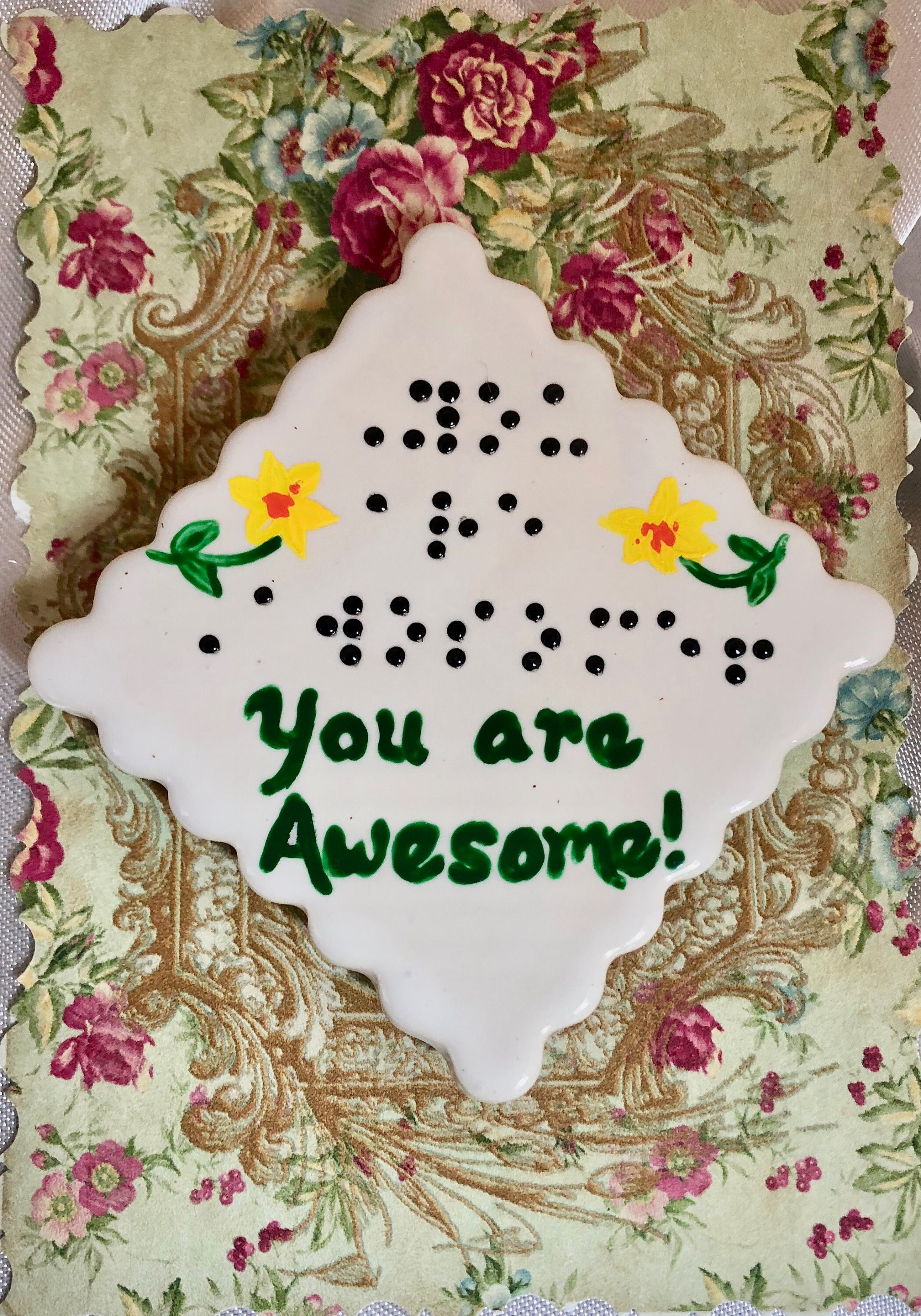 Braille Gifts Magnet You are Awesome Love - Etsy.de