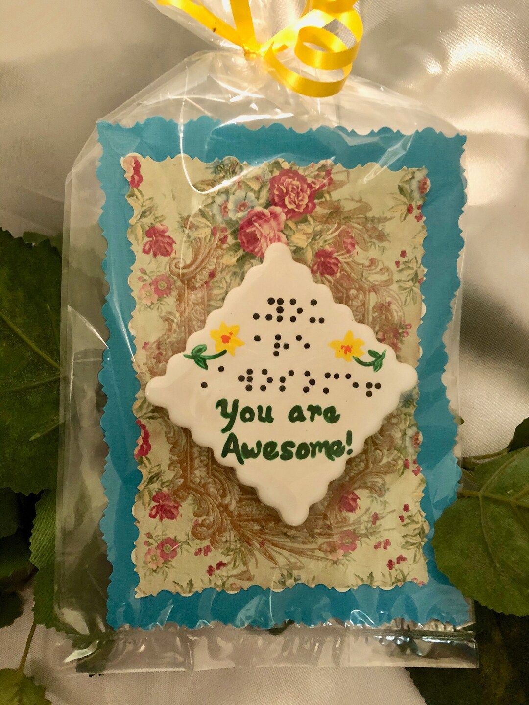 Braille Gifts Magnet You are Awesome Love Notes RAISED DOT braille ...