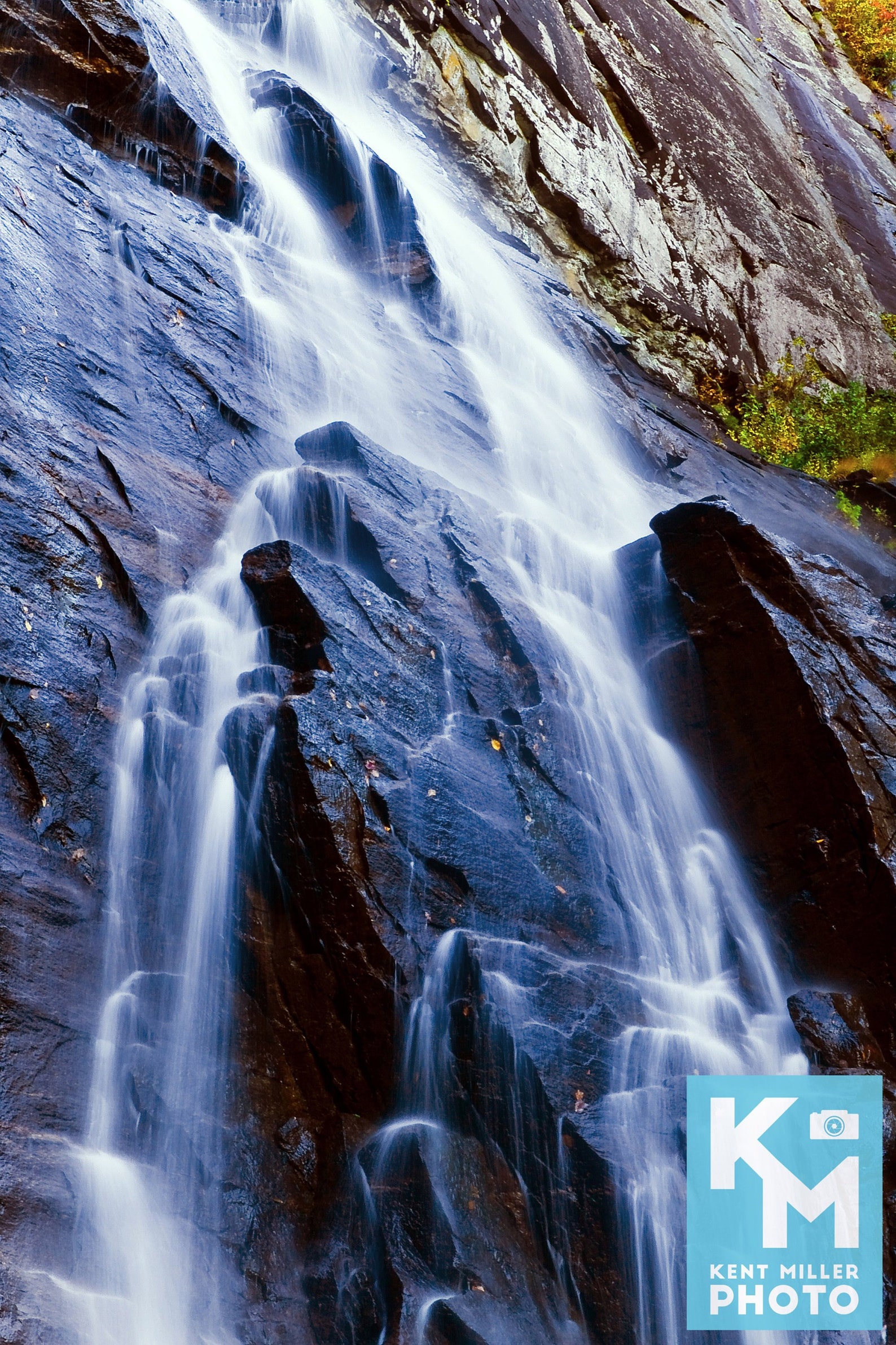Hickory Nut Falls Close up Chimney Rock State Park North - Etsy