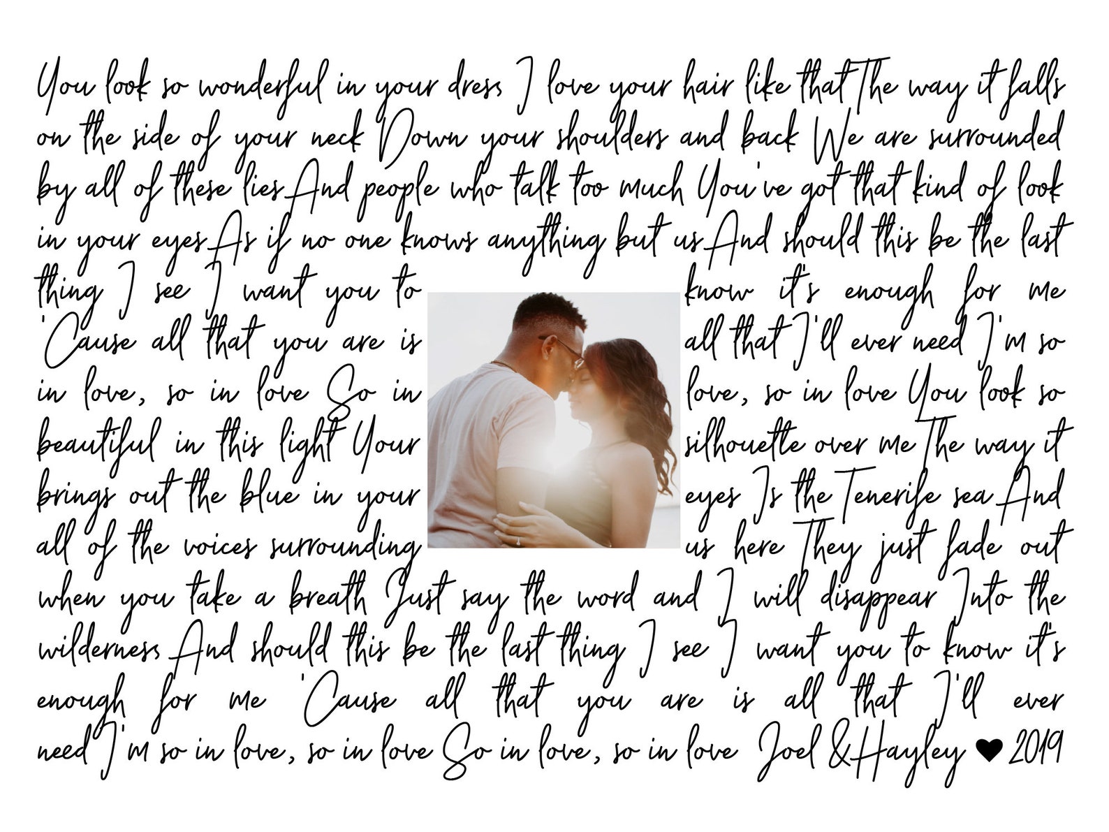 Personalized Song Lyrics Long Distance Boyfriend Gift for - Etsy