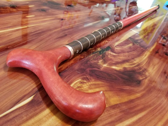 Handmade Guitar-styled Cane/walking Stick-sunburst Birdseye | Etsy