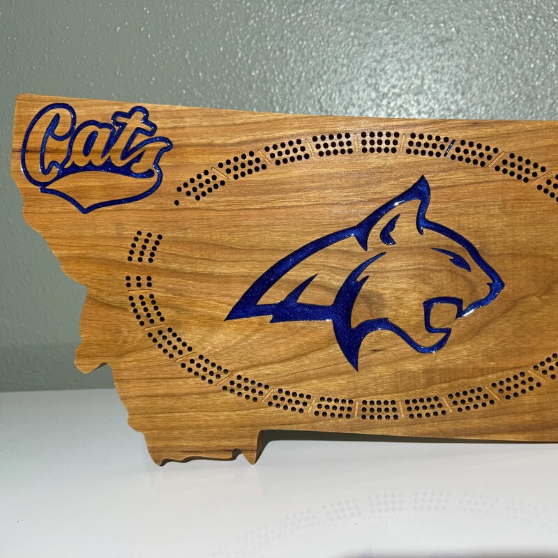 Football Cribbage Board - Etsy