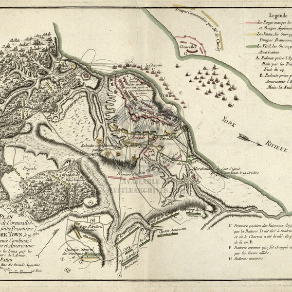 Yorktown Revolutionary War - Etsy