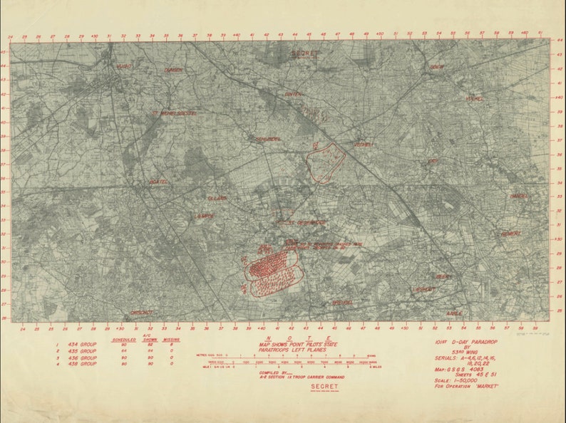 Operation Market Garden Battle Map - Etsy UK