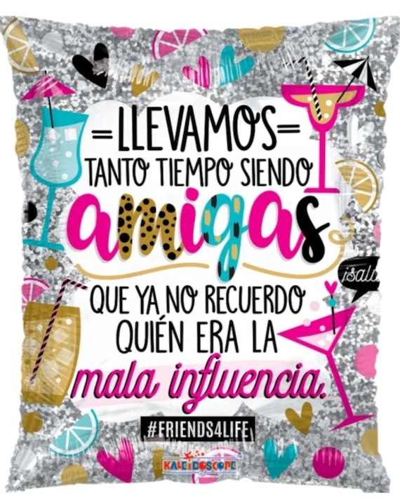 20 Amigas Spanish Birthday Balloon - Etsy