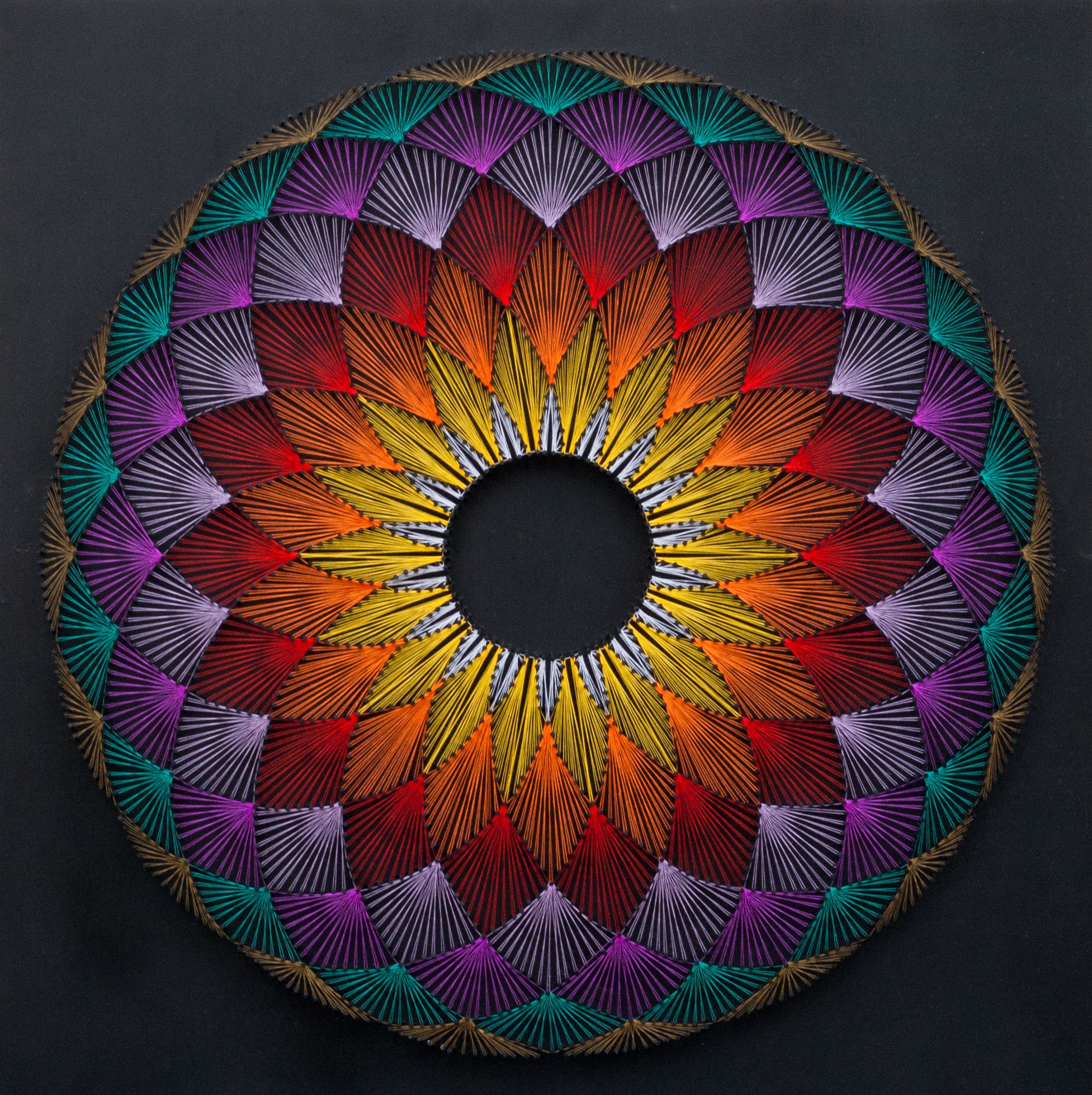 String Art Sacred Geometry Special Gift Torus Mandala - Etsy Australia