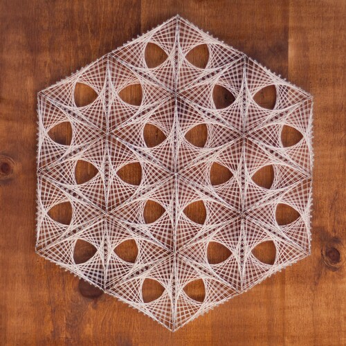 String Art COSMIC CHRYSANTHEMUM Sacred Geometry Wall Hanging - Etsy Israel