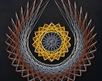 3d Geometric String Art - Etsy