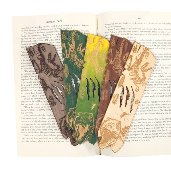 Wooden Bookmarks - Etsy