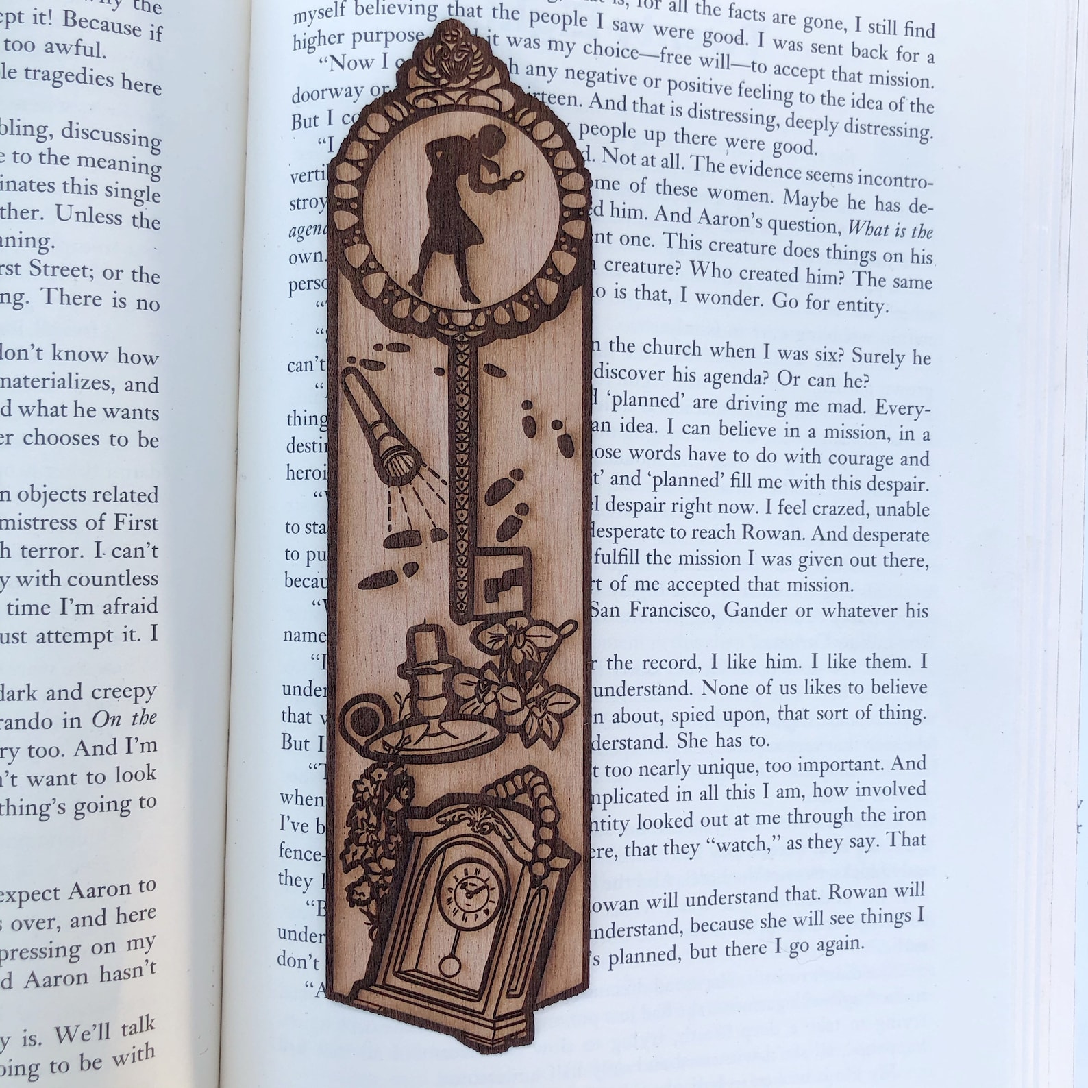 Wooden Bookmark Mystery Gift for Book Lover Woodmark - Etsy