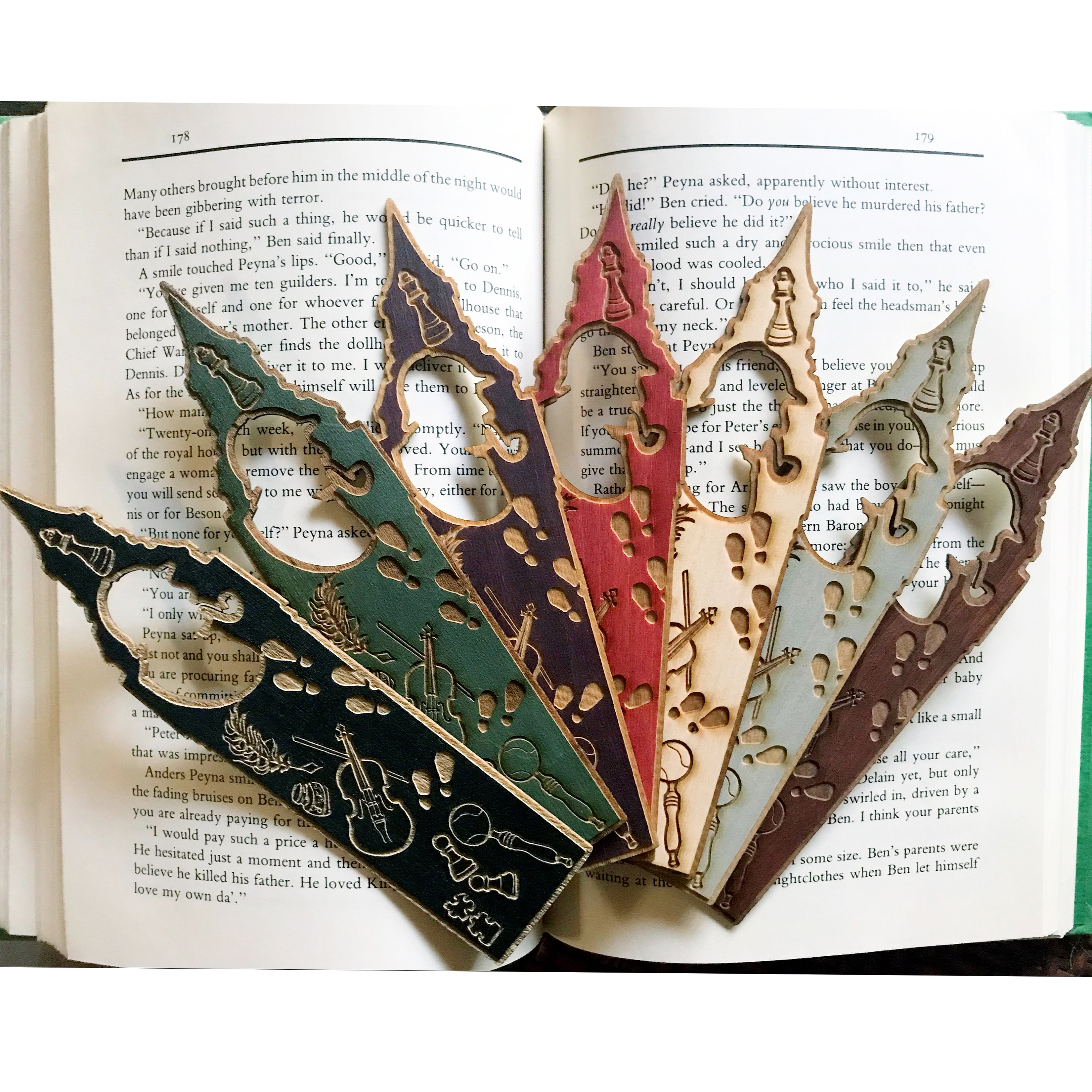 Sherlock Holmes Wooden Bookmark Mystery Detective Woodmark | Etsy