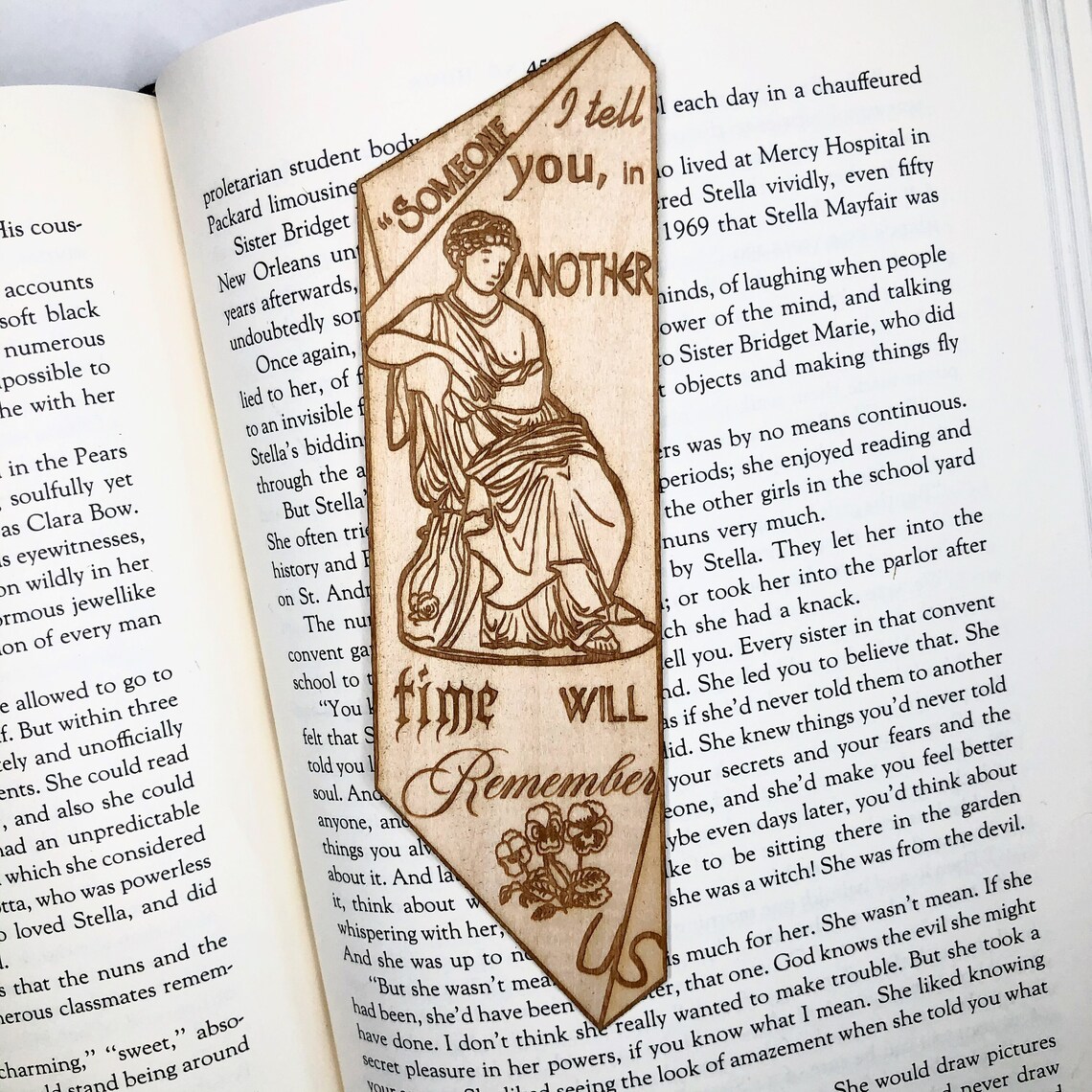 Sappho Wooden Bookmark Greek Mythology Bookmark Womens - Etsy UK
