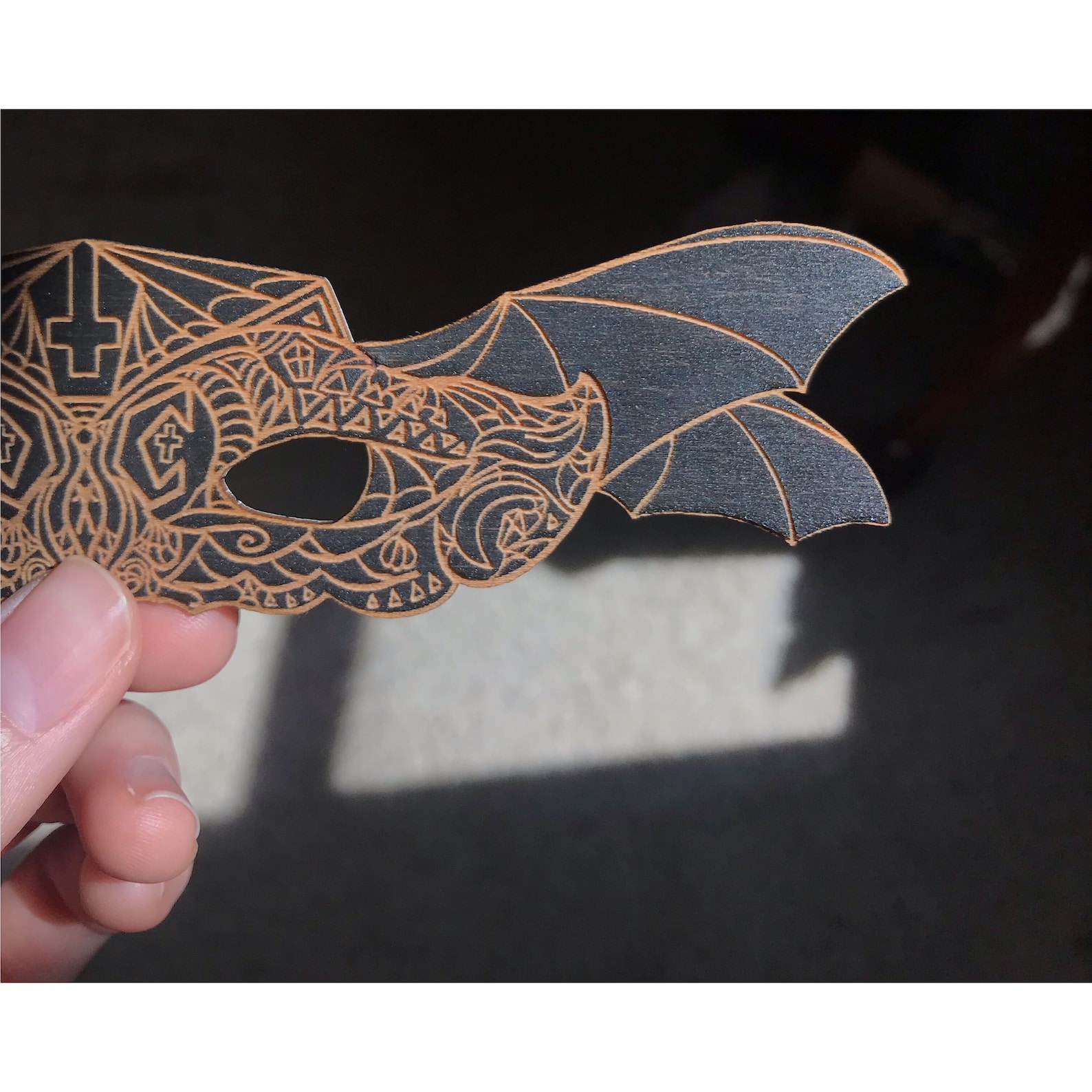 Masquerade Vampire Wooden Bookmark Phantom of the Opera | Etsy