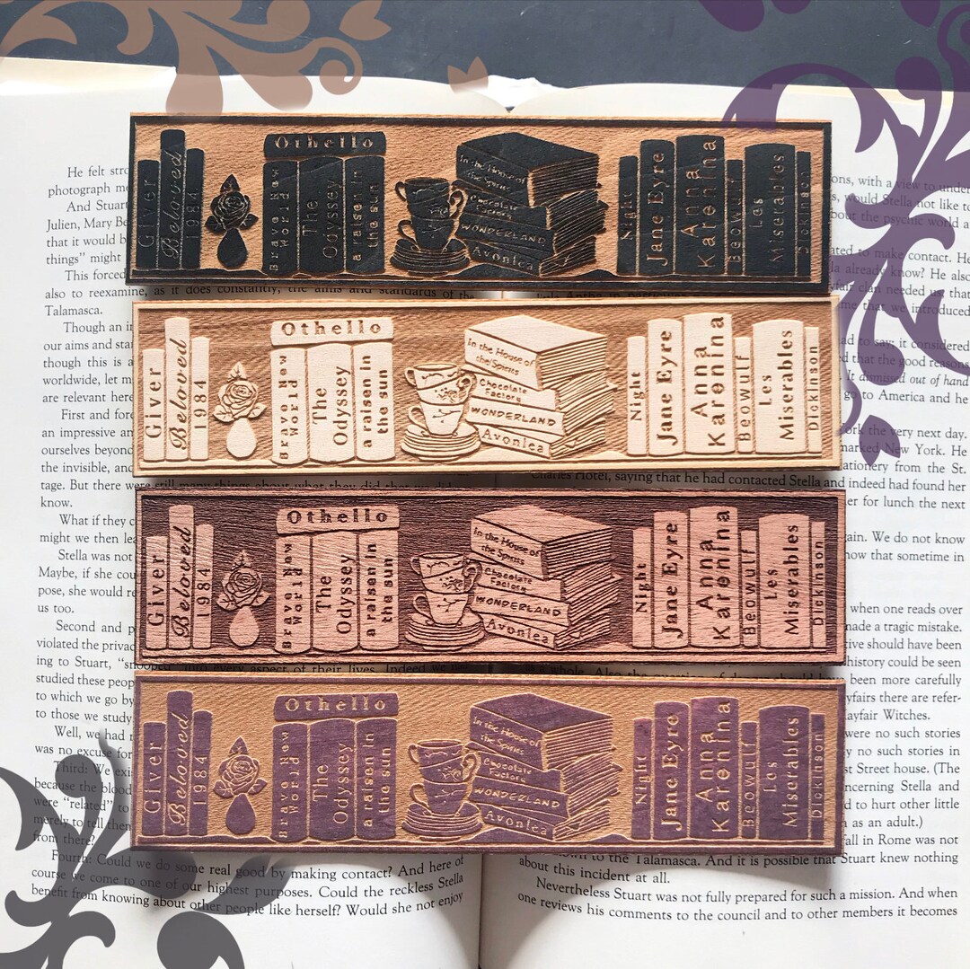 Classic Literature Shelf Bookshelf | Bookish Stocking Stuffer ...