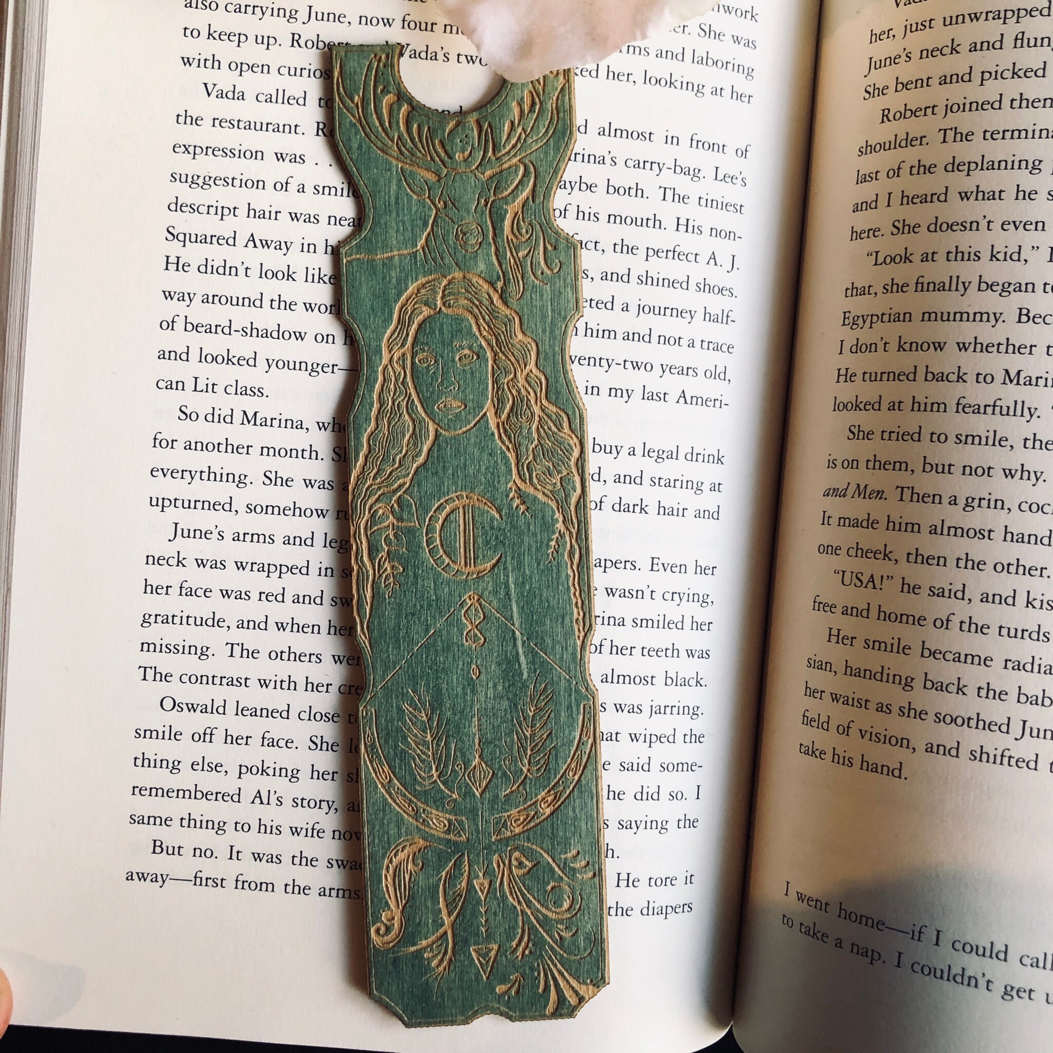 Artemis Wooden Bookmark Gift for Book Lovers Greek - Etsy