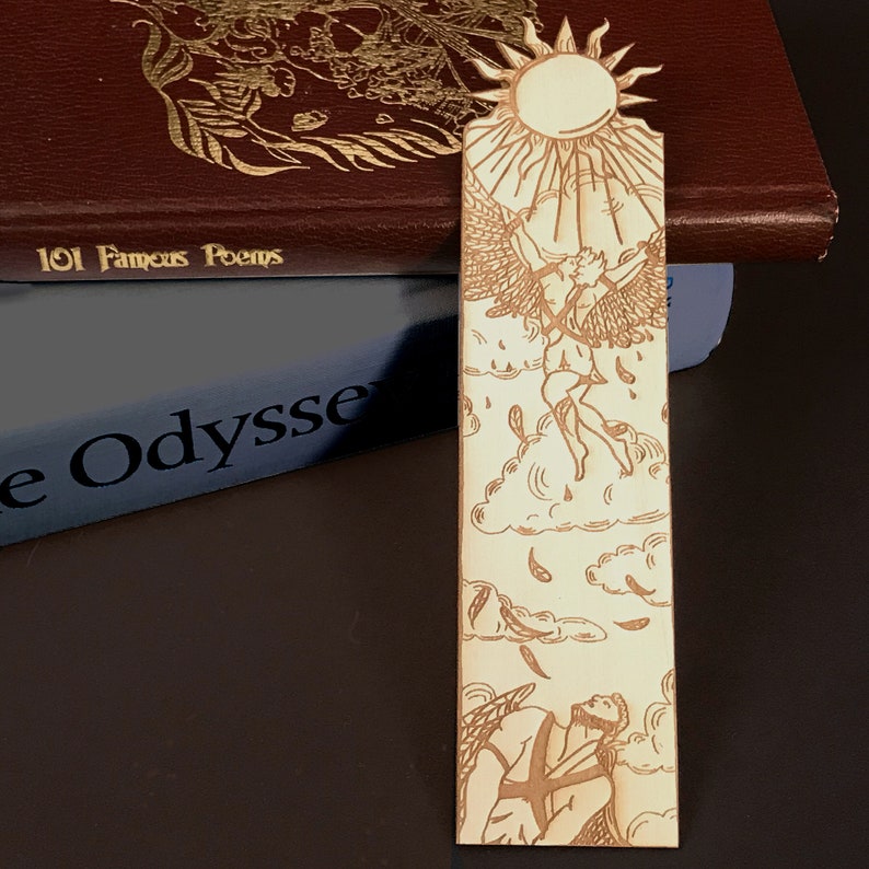 Bookmark Icarus Greek Mythology Song of Achilles Gift - Etsy