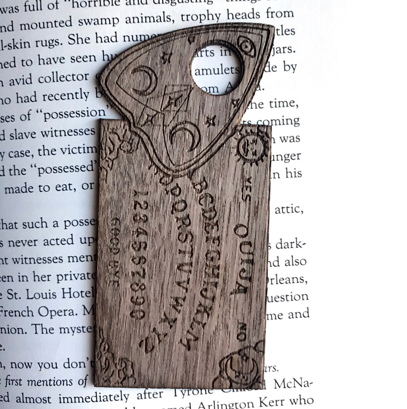 Gothic Bookmark Mini 3 Planchette Board Woodmark | Etsy
