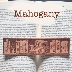 Classic Literature Shelf Bookshelf | Bookish Stocking Stuffer ...