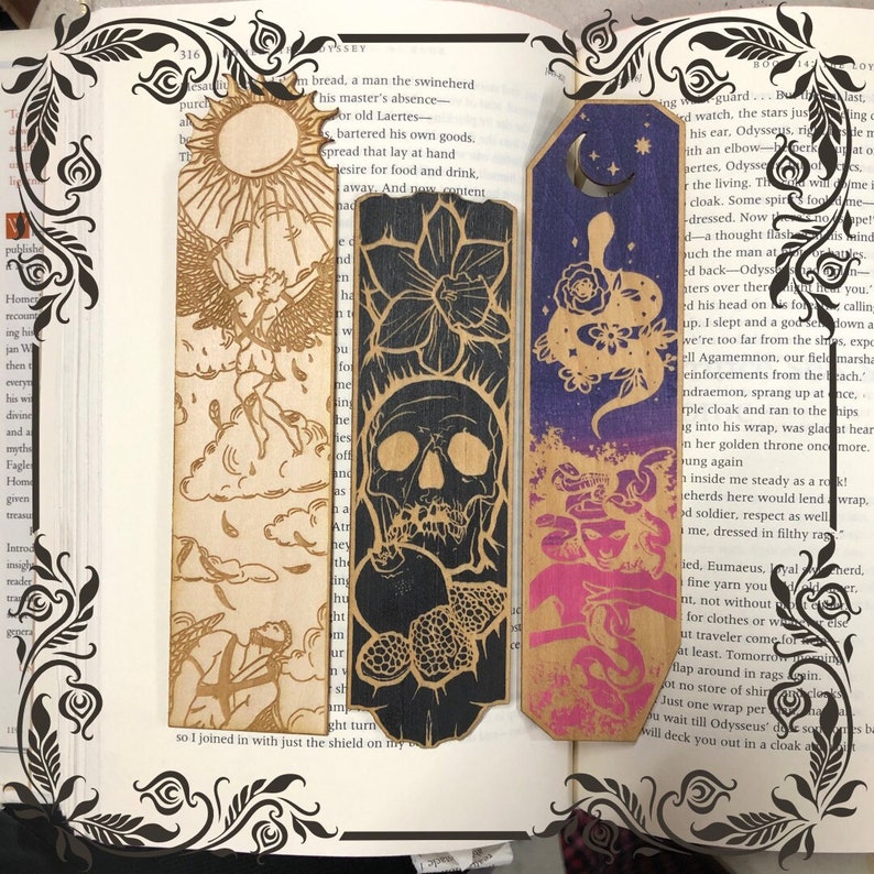 Greek Mythology Bookmark Set - Etsy