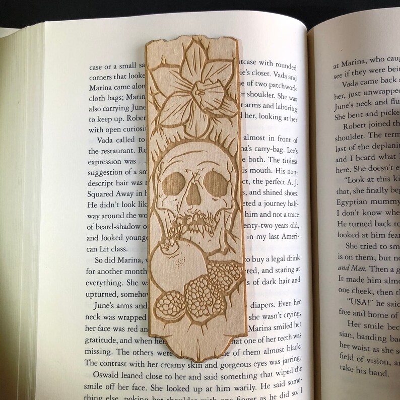 Greek Mythology Gift Persephone and Hades Wooden Bookmark | Etsy UK