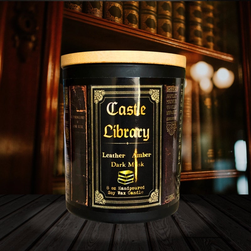 Library Candle - Etsy
