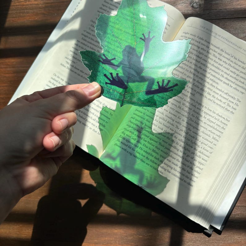 Tree Frog Transparent Bookmark | Clear Bookmark | Gift for Booklovers ...