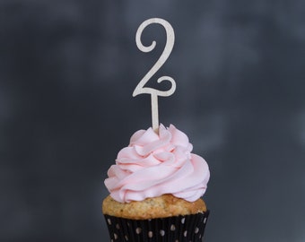 Two Cake Topper Second Birthday Cake Topper 2nd Birthday - Etsy