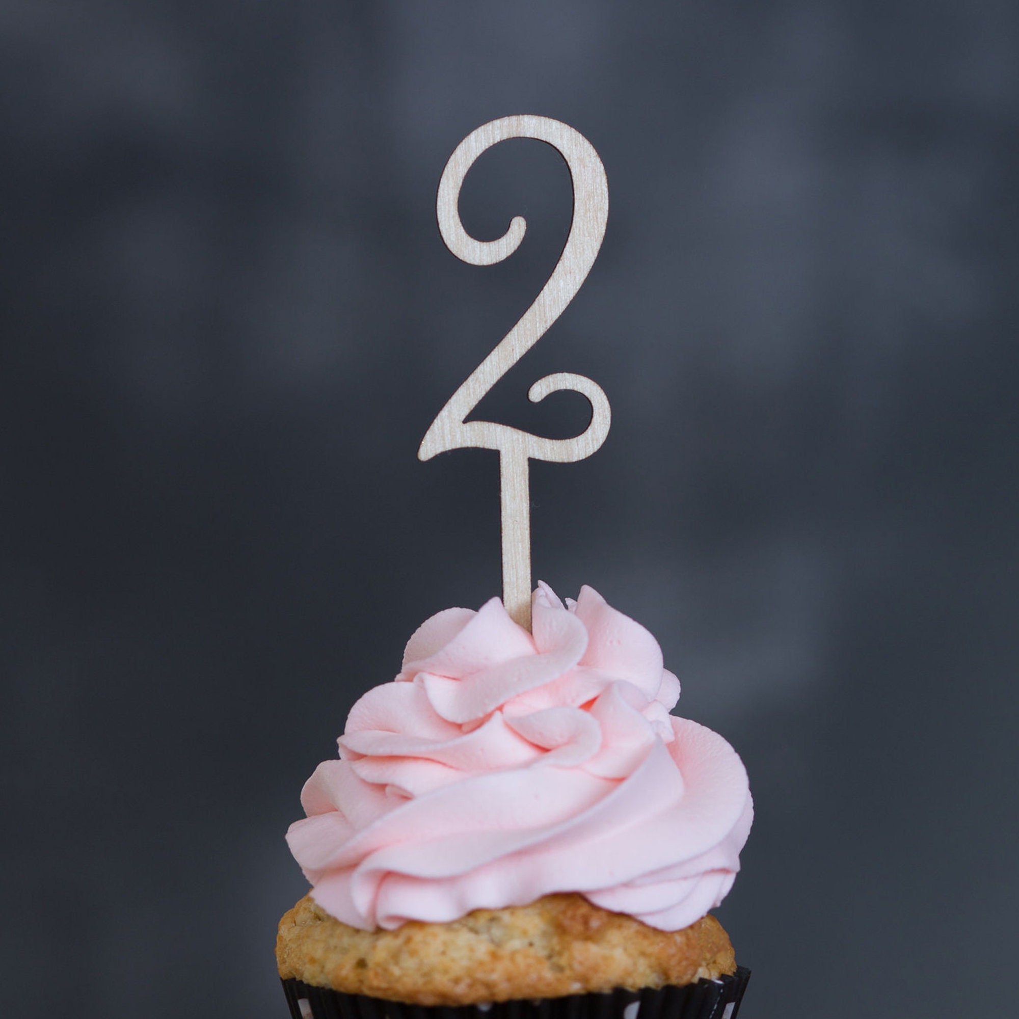 2 Number 2 Cake Topper Two Cupcake Topper Cake Topper - Etsy Singapore