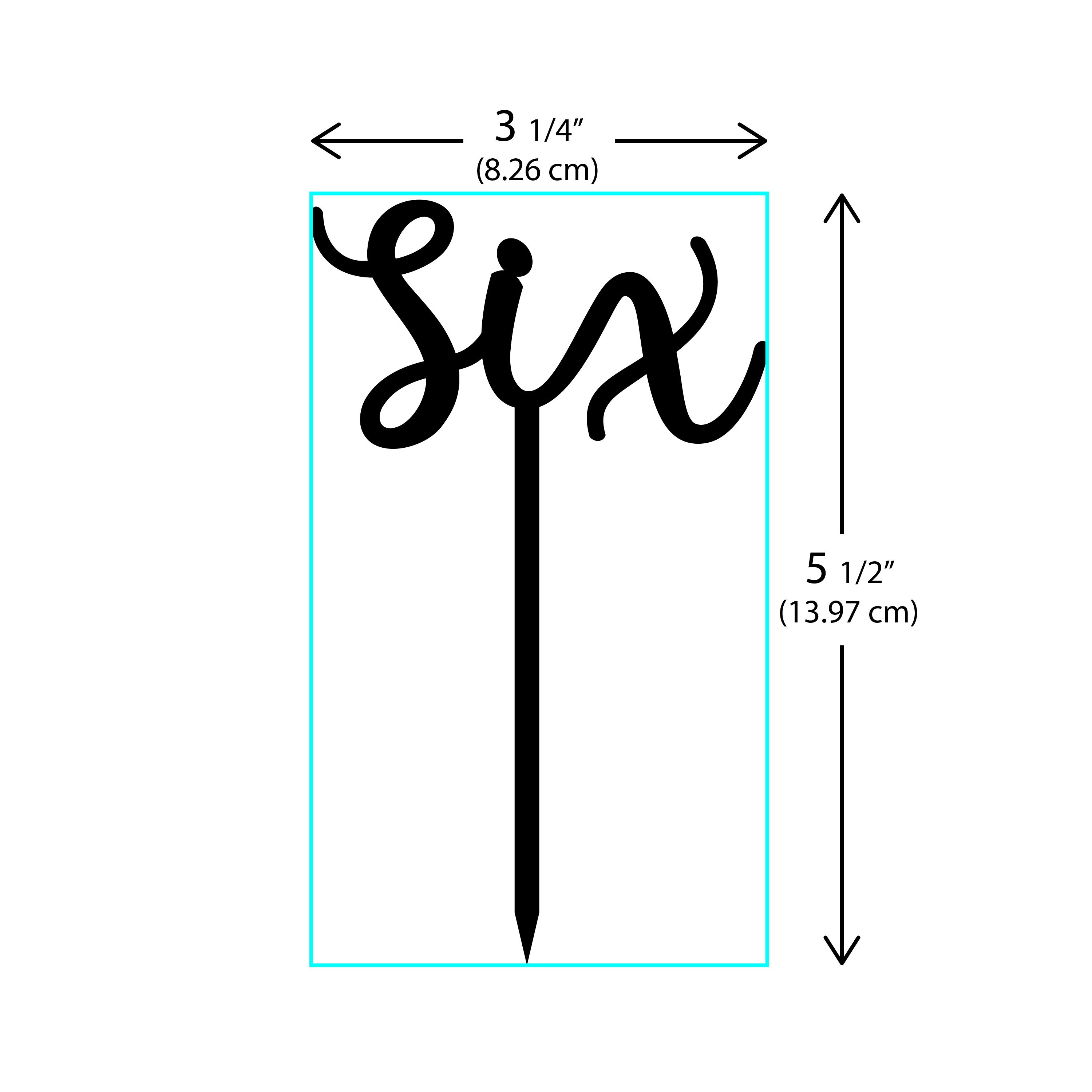 Six cake topper Number 6 cake topper Cake topper 6 Cake | Etsy